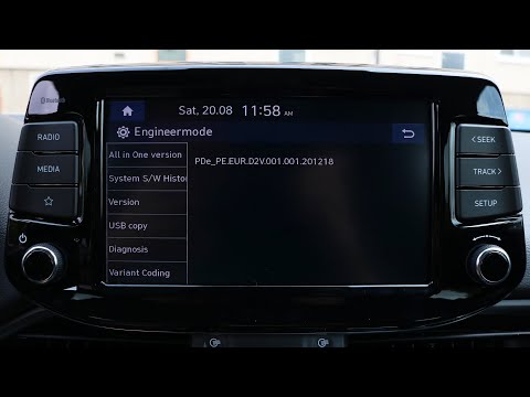 Hyundai I30 Engineering Mode Access Youtube