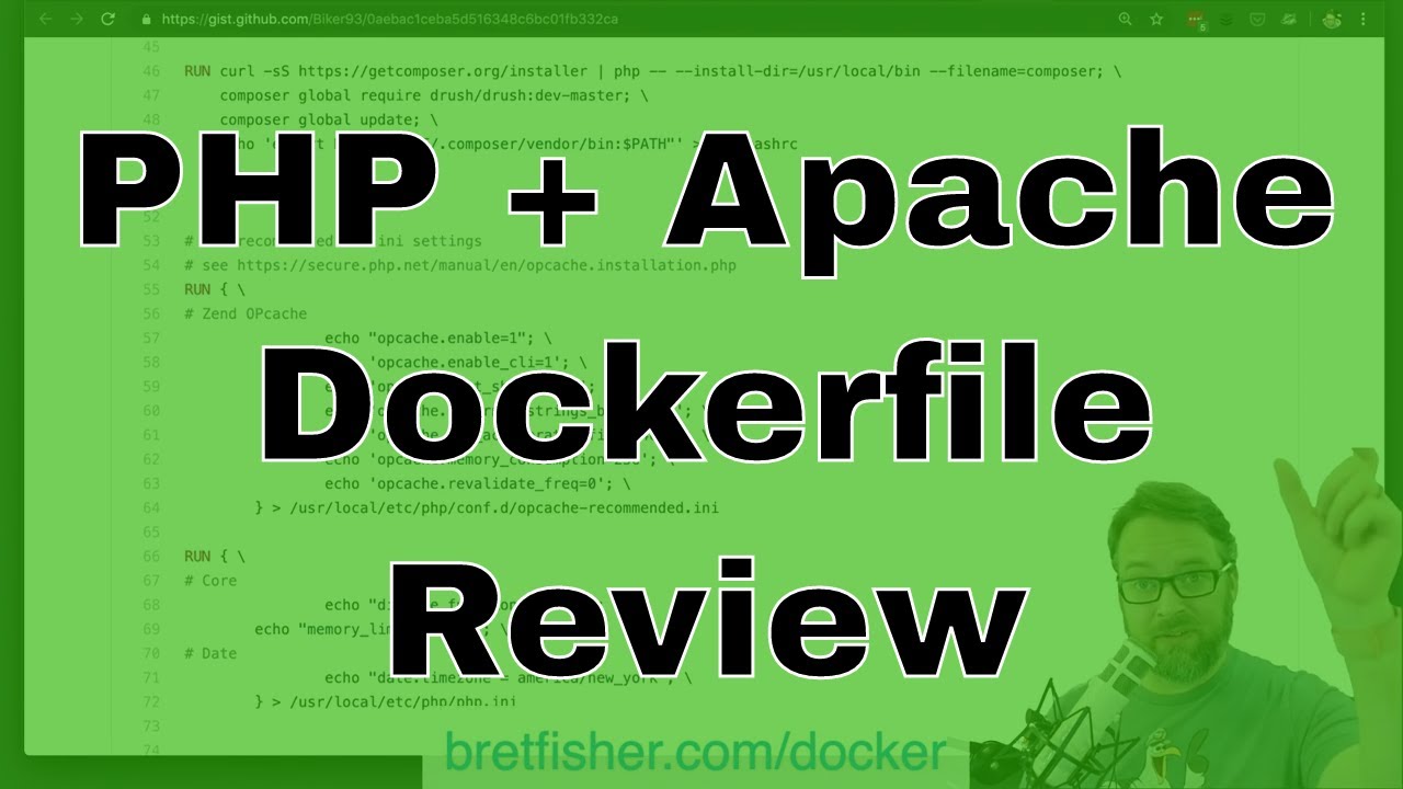 Real World Php And Apache Dockerfile Review Youtube