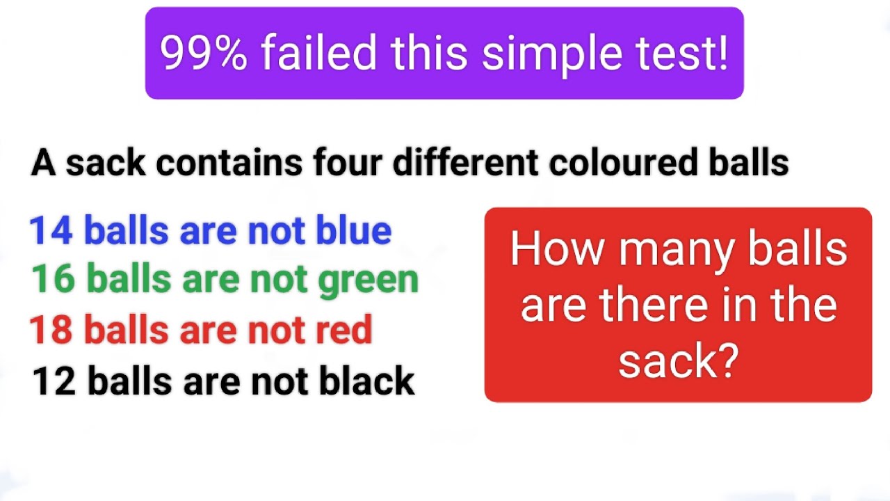 A Test Question That Stumped Many Fastandeasymaths Math Test