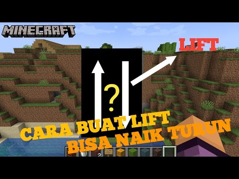 Cara Buat Lift Di Minecraft Build Youtube
