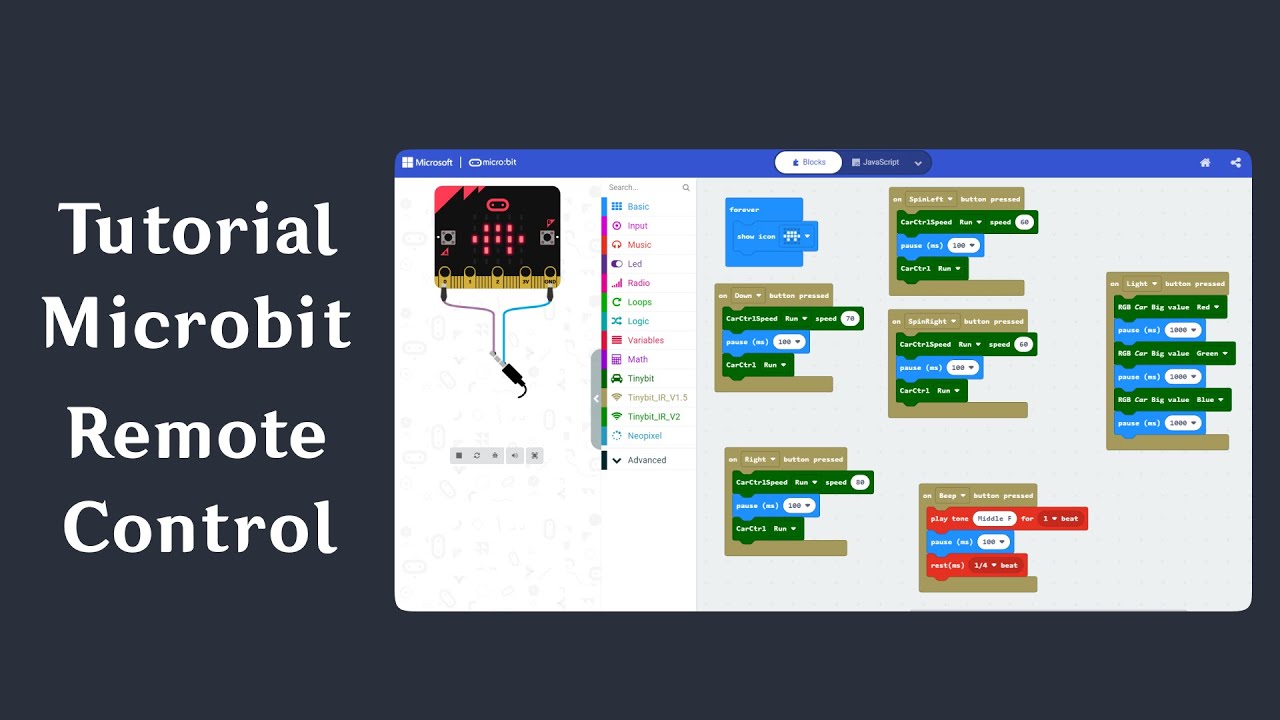 Tutorial Dan Demo Microbit Remote Control Youtube