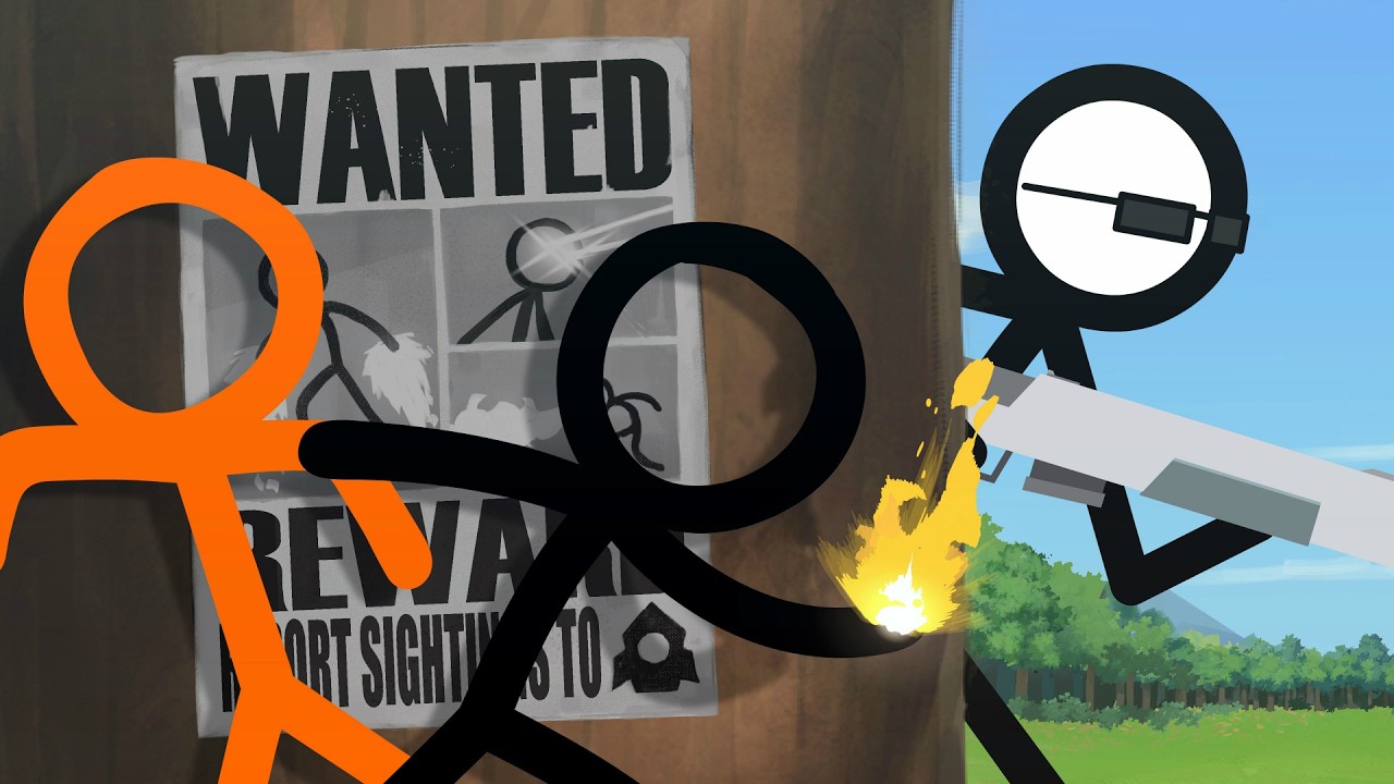 A Stick Figure Has Superpowers In Wanted Animator Vs Animation Vi