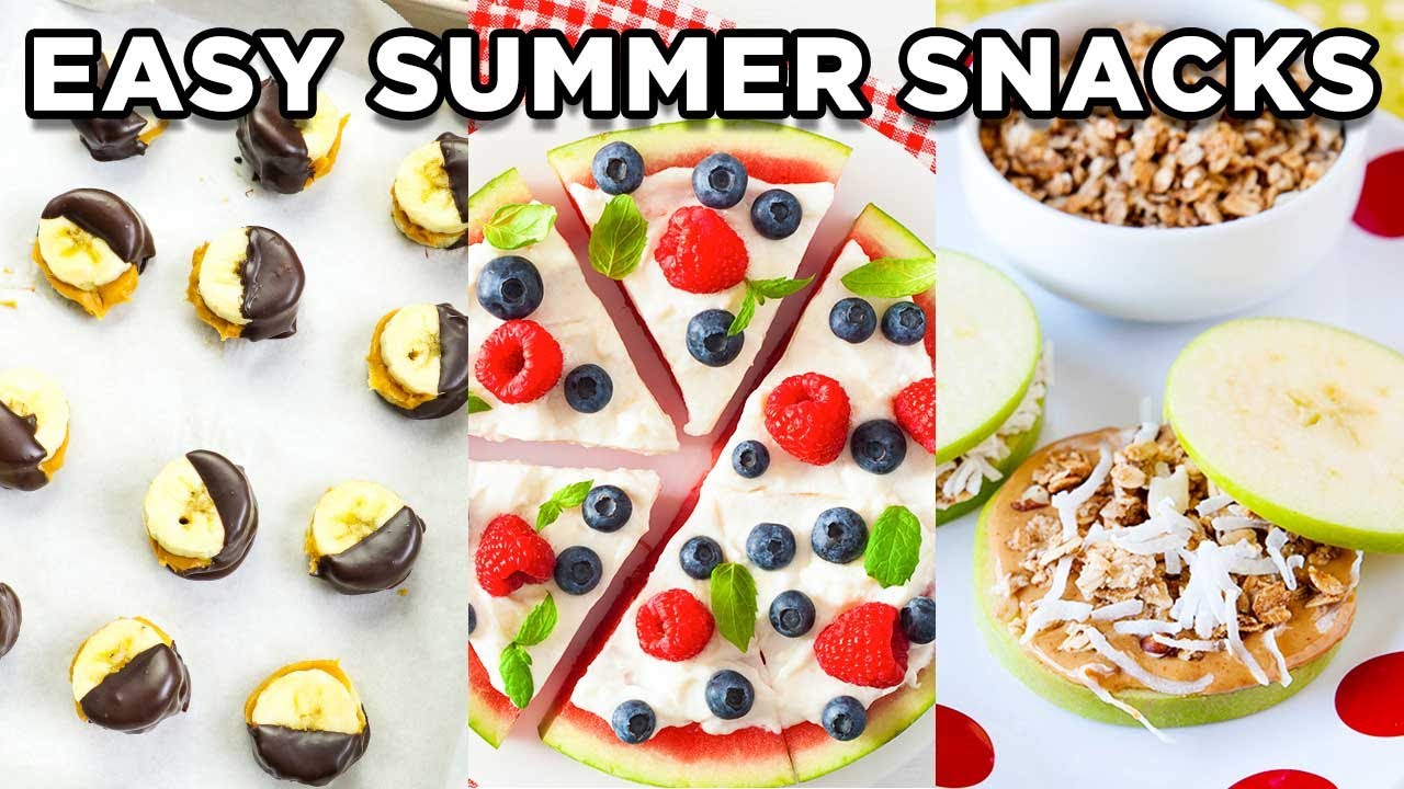 3 Fun Summer Snacks Kids Can Make Easy Snack Recipes For Kids By