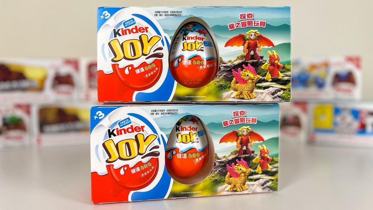 50 ёярй Kinder Joy Egg Dragon Adventure Unboxing Which Mythical Dragon
