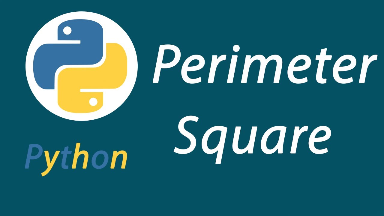 Perimeter Of Square In Python Python Programming Youtube