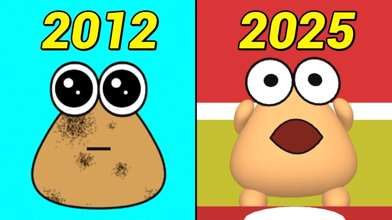 Evolution Of Pou 2012 2025 Classic Pou Vs 3d Pou Youtube