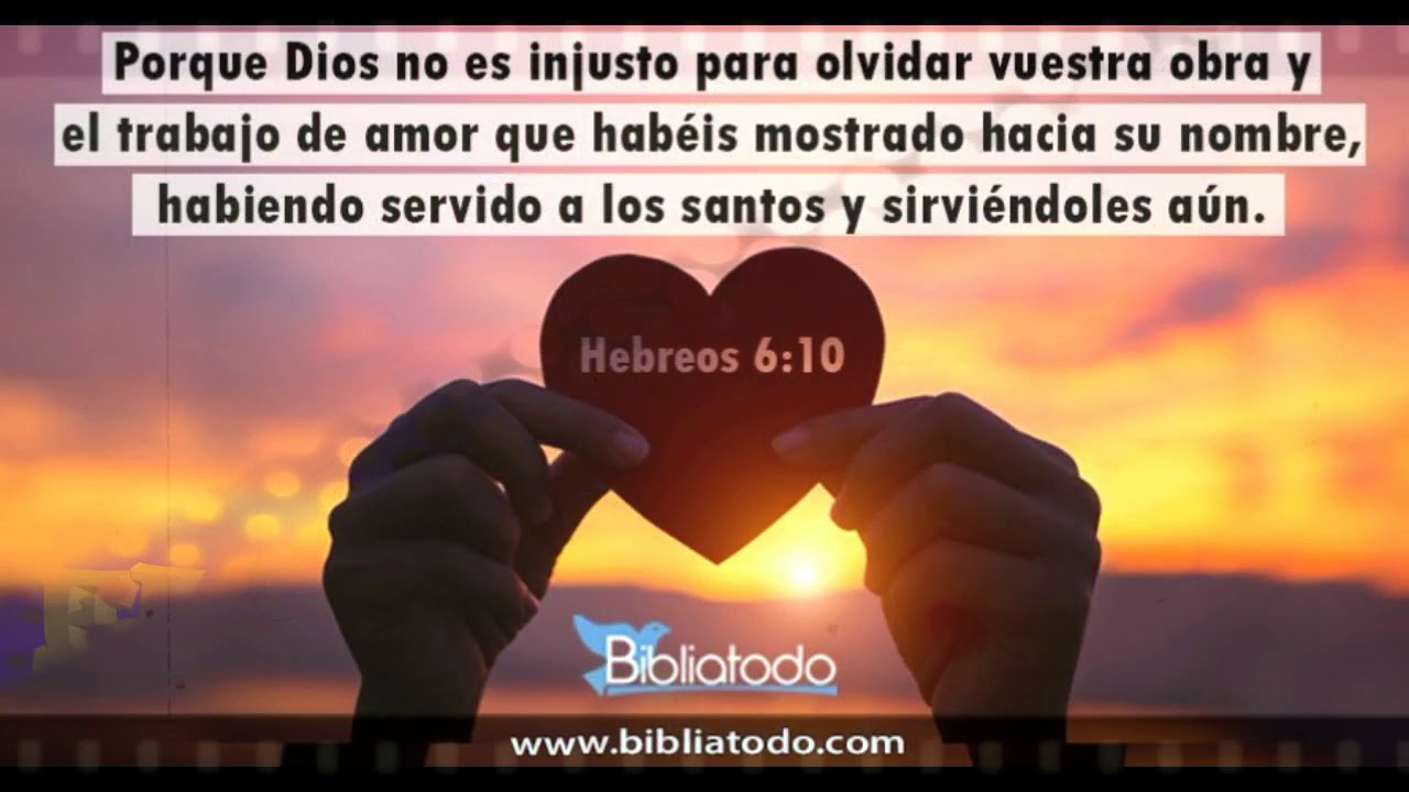 Hebreos 6 10 Youtube