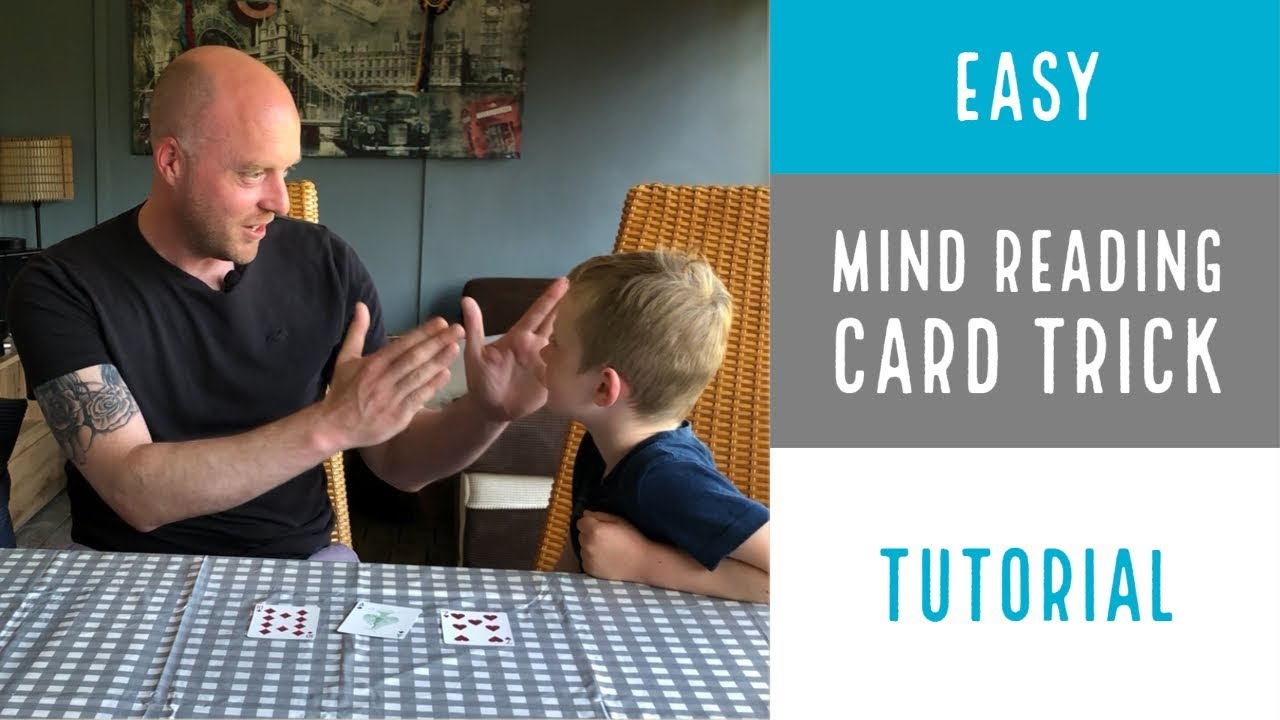 Easy Mind Reading Card Trick Tutorial Youtube