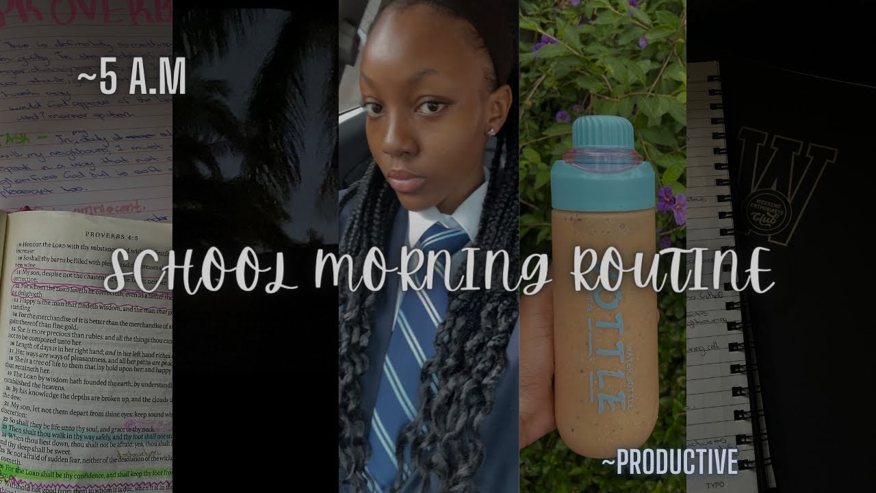 My 5a M School Morning Routine Chill Aesthetic Realistic Routine