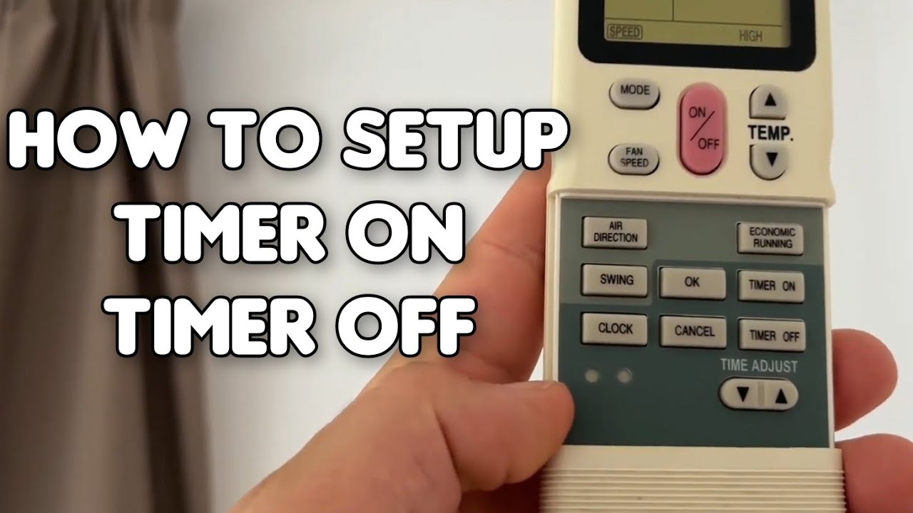 Midea Air Conditioning How To Setup Up Timer Turning On Off Teco