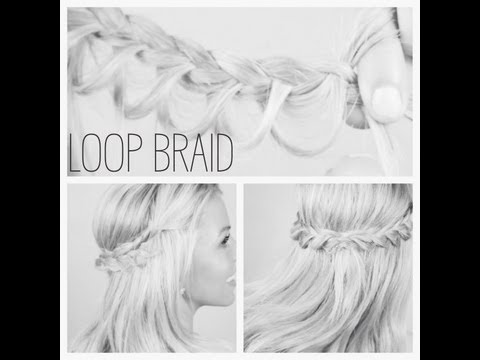 Looping Braid Hairstyle Youtube