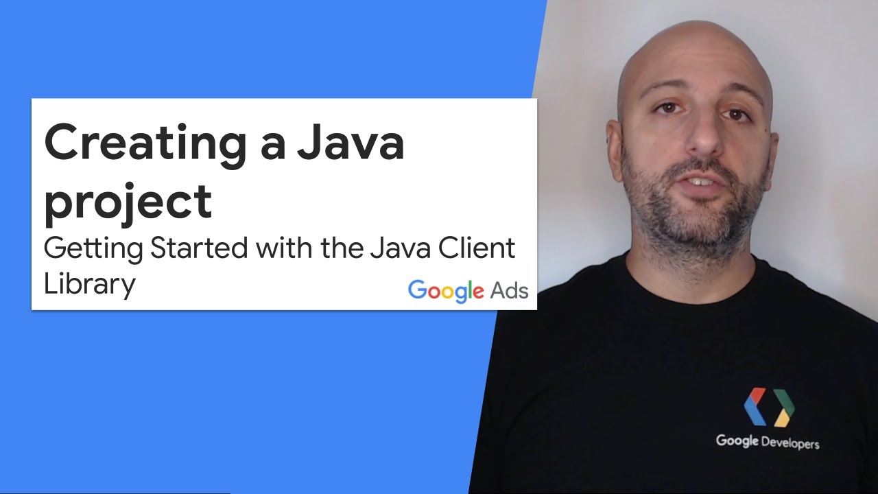 Getting Started With The Java Client Library Creating A Java Project