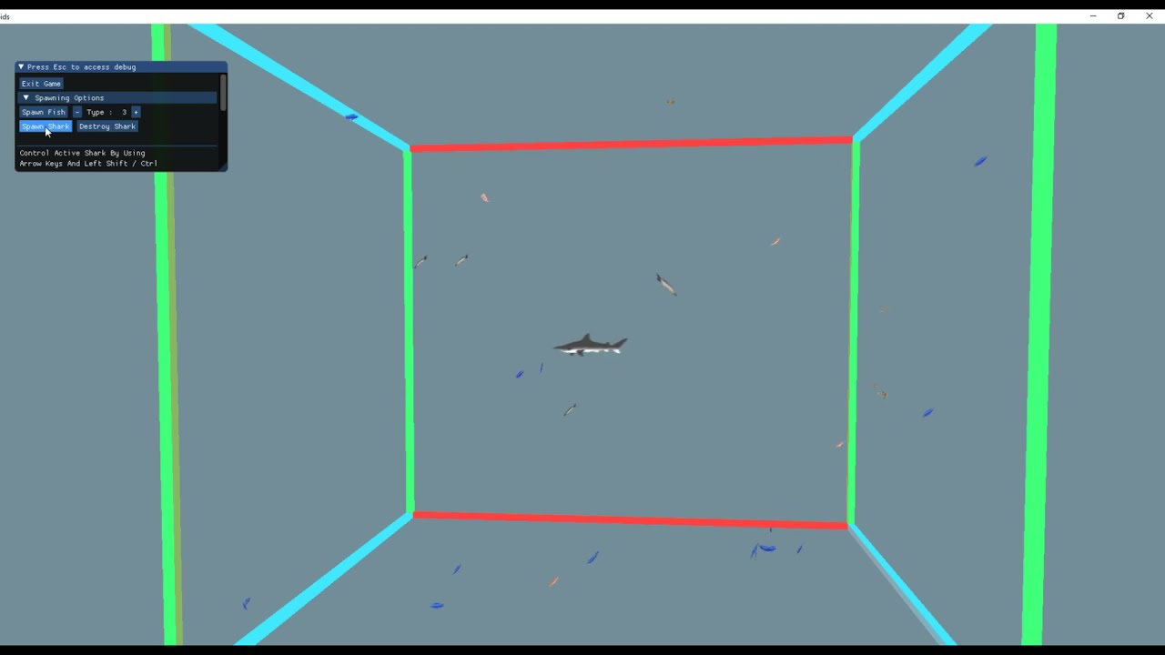 Boid Simulation C Opengl Youtube