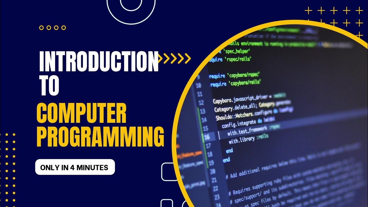 Introduction To Computer Programming How To Learn Computer