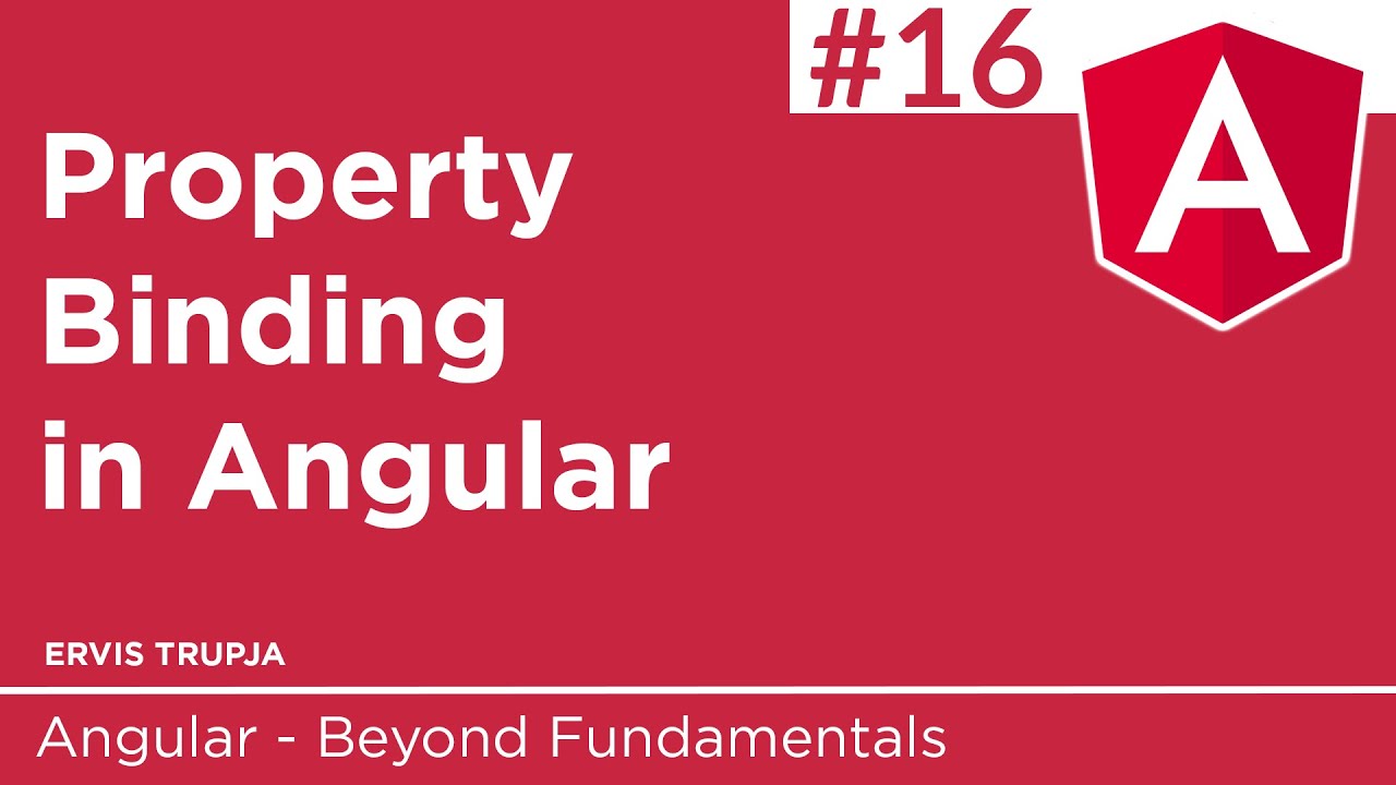 16 Property Binding In Angular Youtube