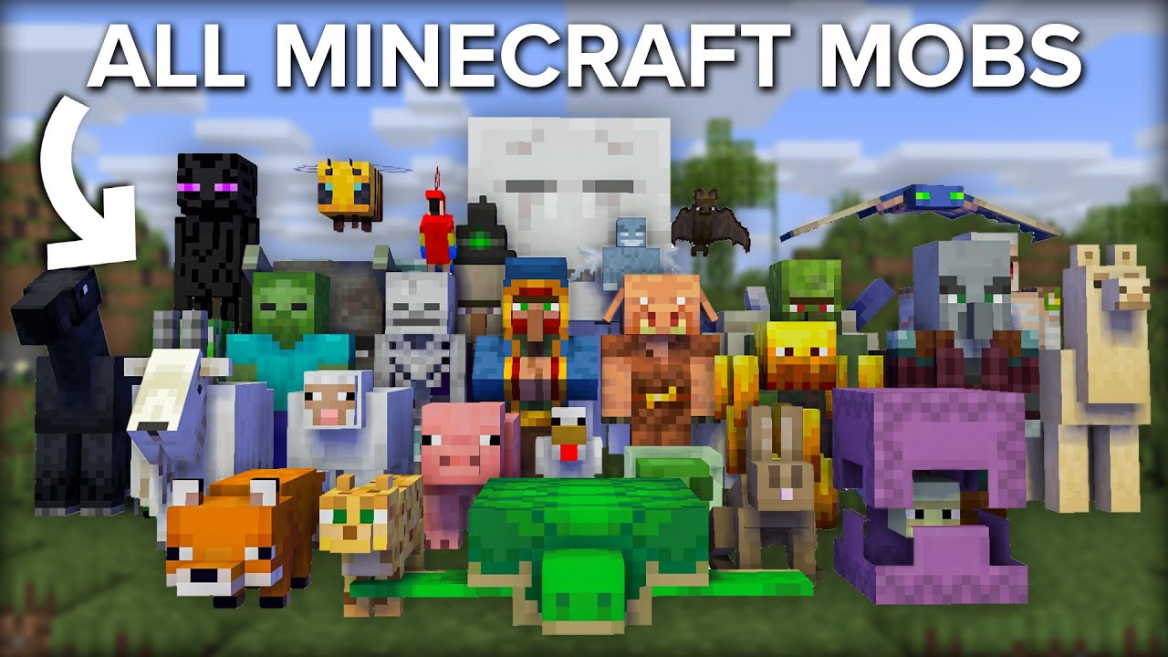 I Collected Every Mob In Minecraft Survival Youtube