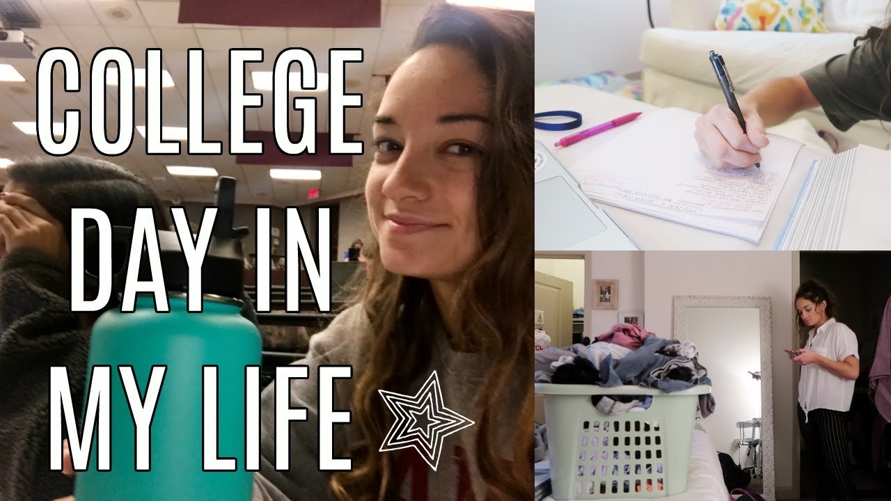 College Day In My Life Busy Days Youtube