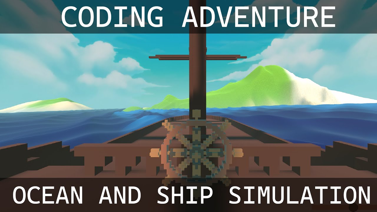 Coding Adventure Ocean Simulation And Buoyancy Youtube