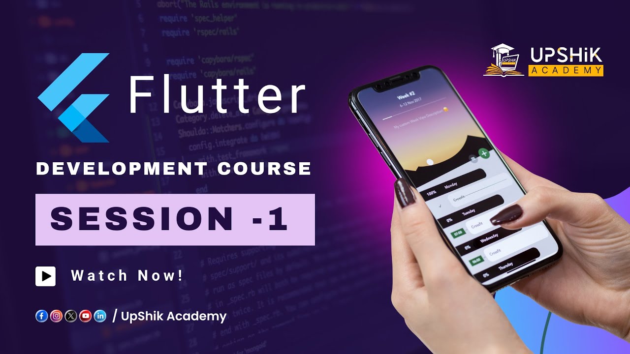 Flutter Development Course Session 1 Mobile App Development With