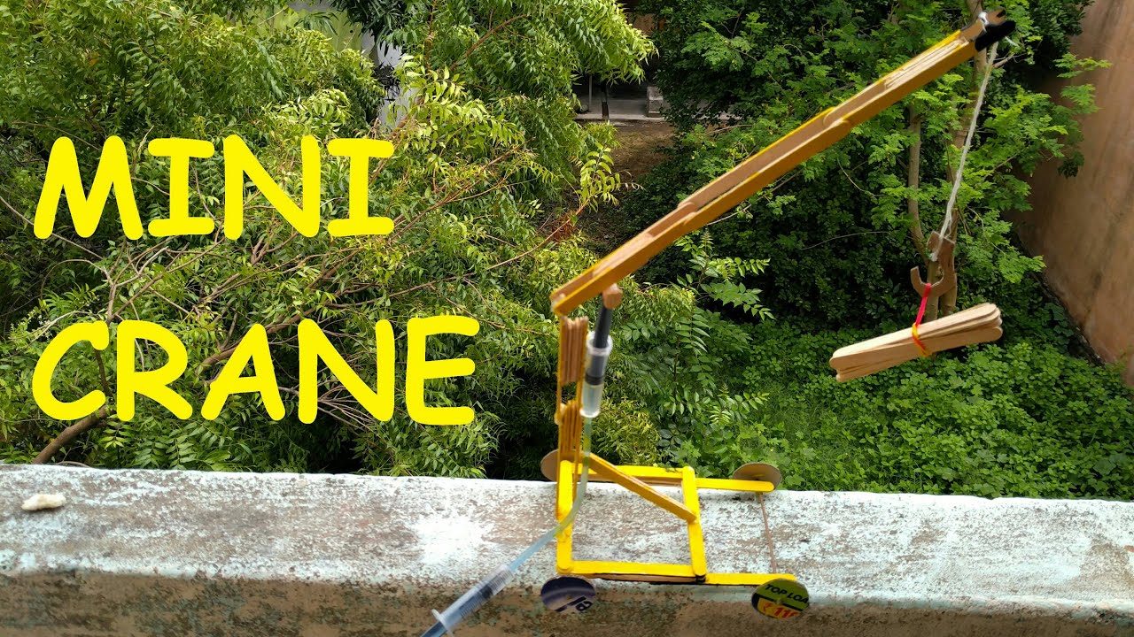 How To Make A Crane Very Easy Youtube