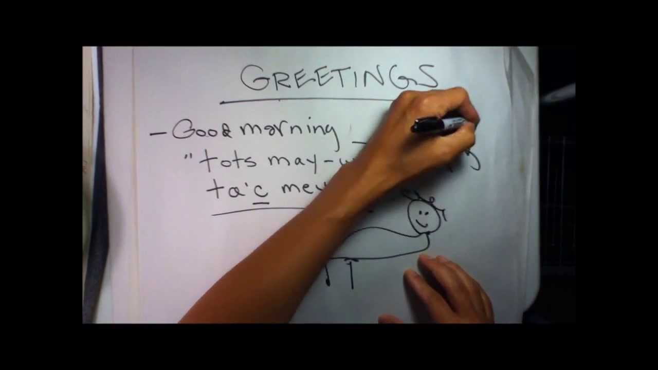 Lesson1 Basic Greetings Youtube