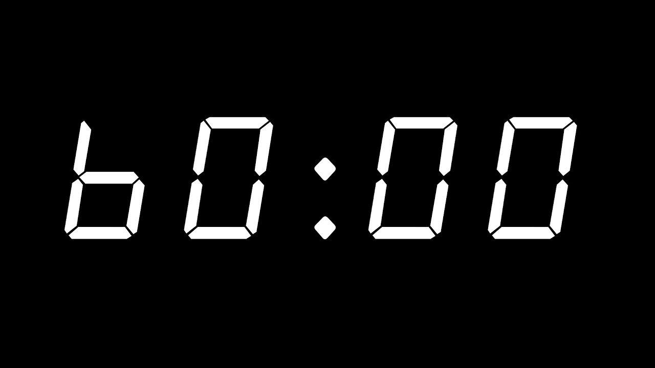 Timer Alarm 1 Hour Alarm Clock Style Youtube