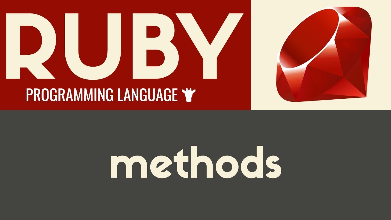 Methods Ruby Tutorial 15 Youtube