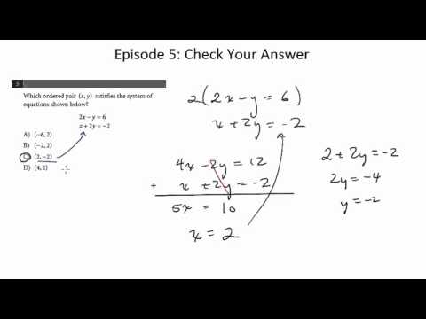 Episode 5 Check Your Answer New Psat Math Calculator Youtube