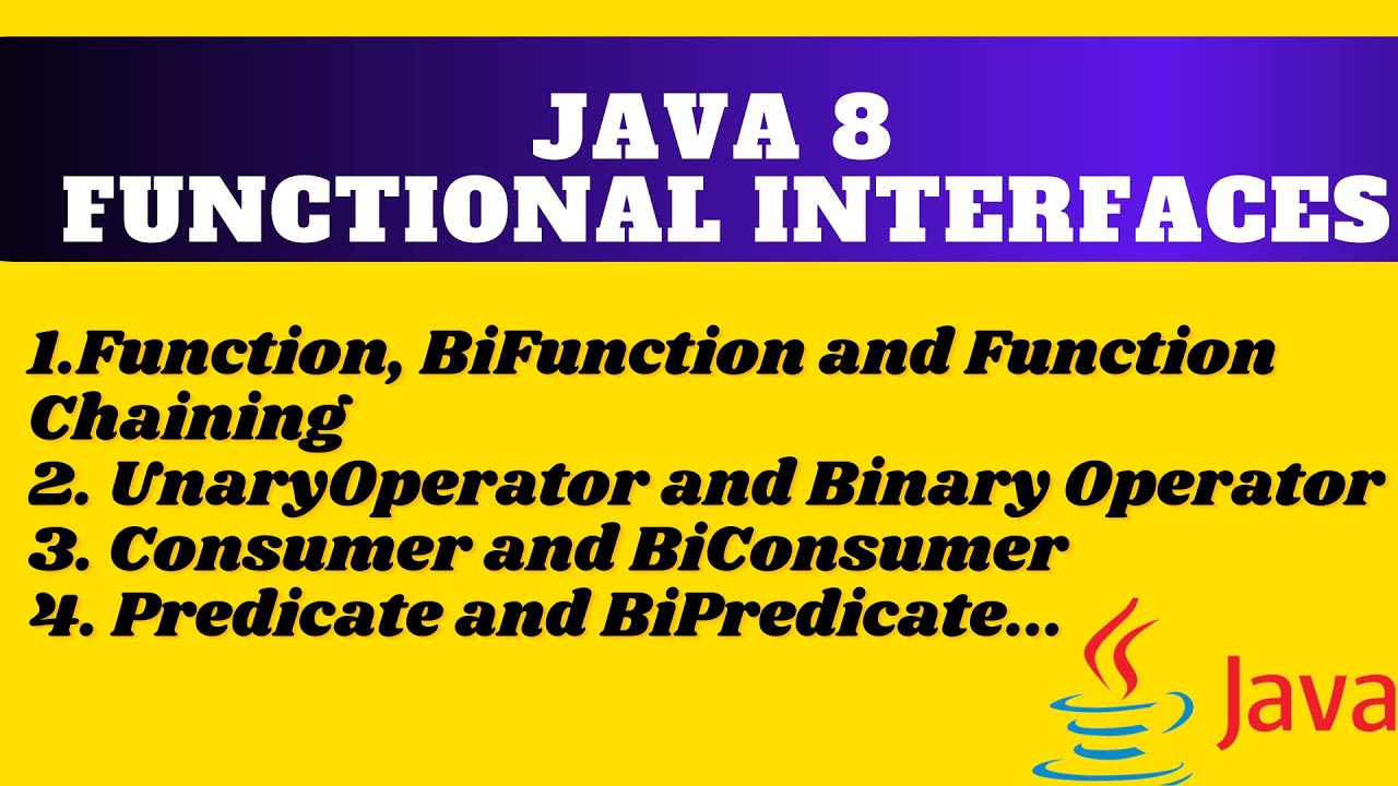 Java 8 Functional Interfaces Tutorial Understand The Concept In Easy