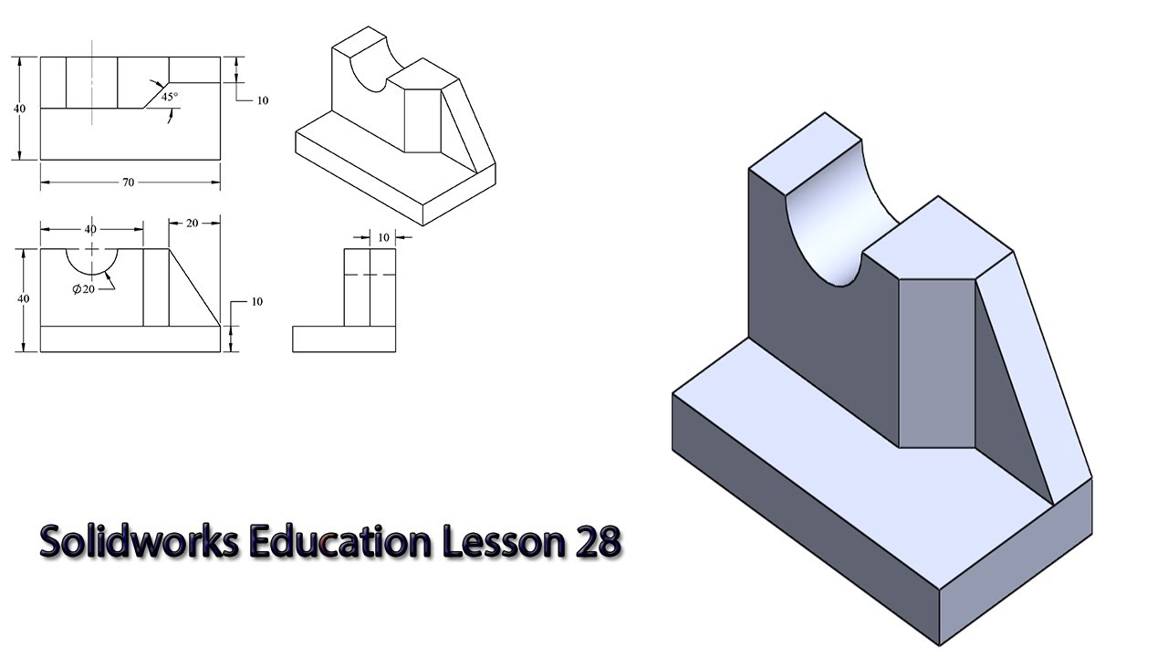 Solidworks Education Lesson 28 Youtube