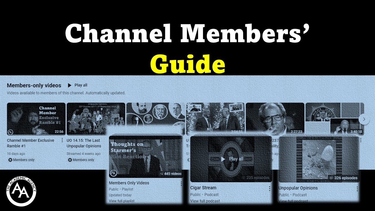 Channel Members Guide Youtube