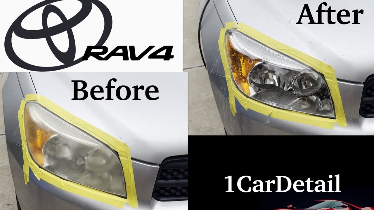 Headlight Restoration Toyota Rav4 Youtube