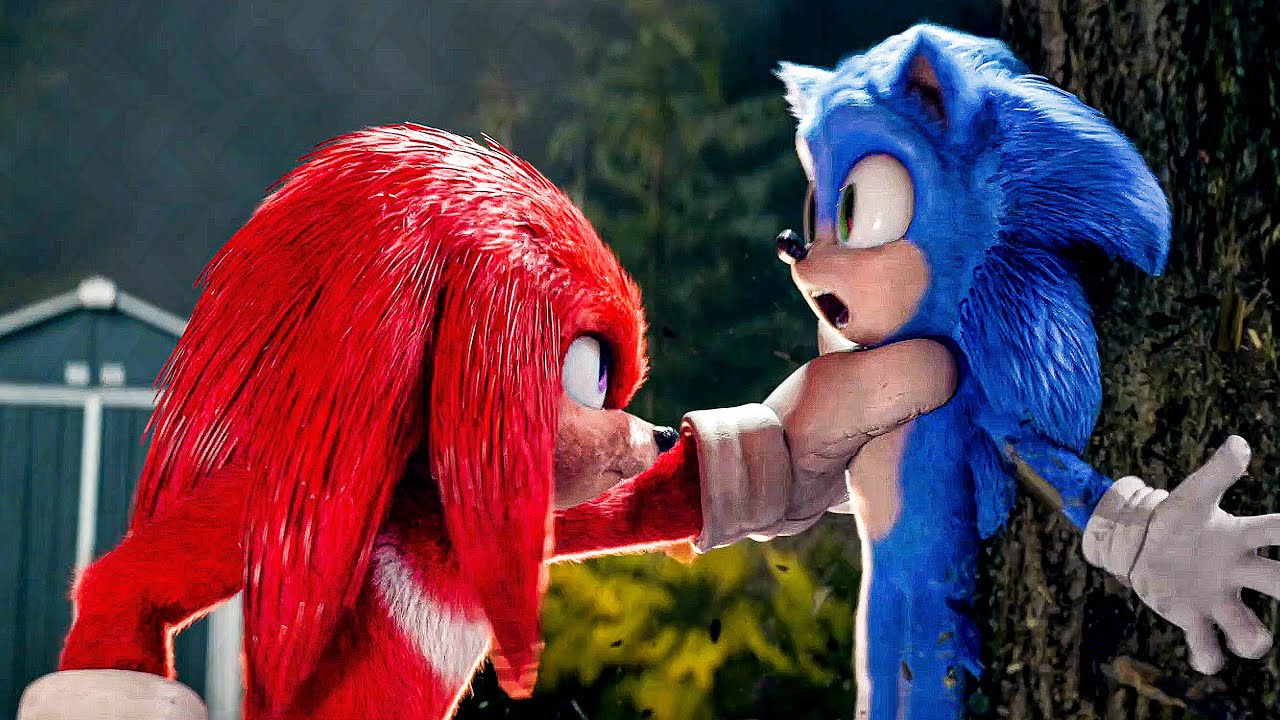 Sonic The Hedgehog 2 Knuckles Vs Sonic Fight 2022 Youtube