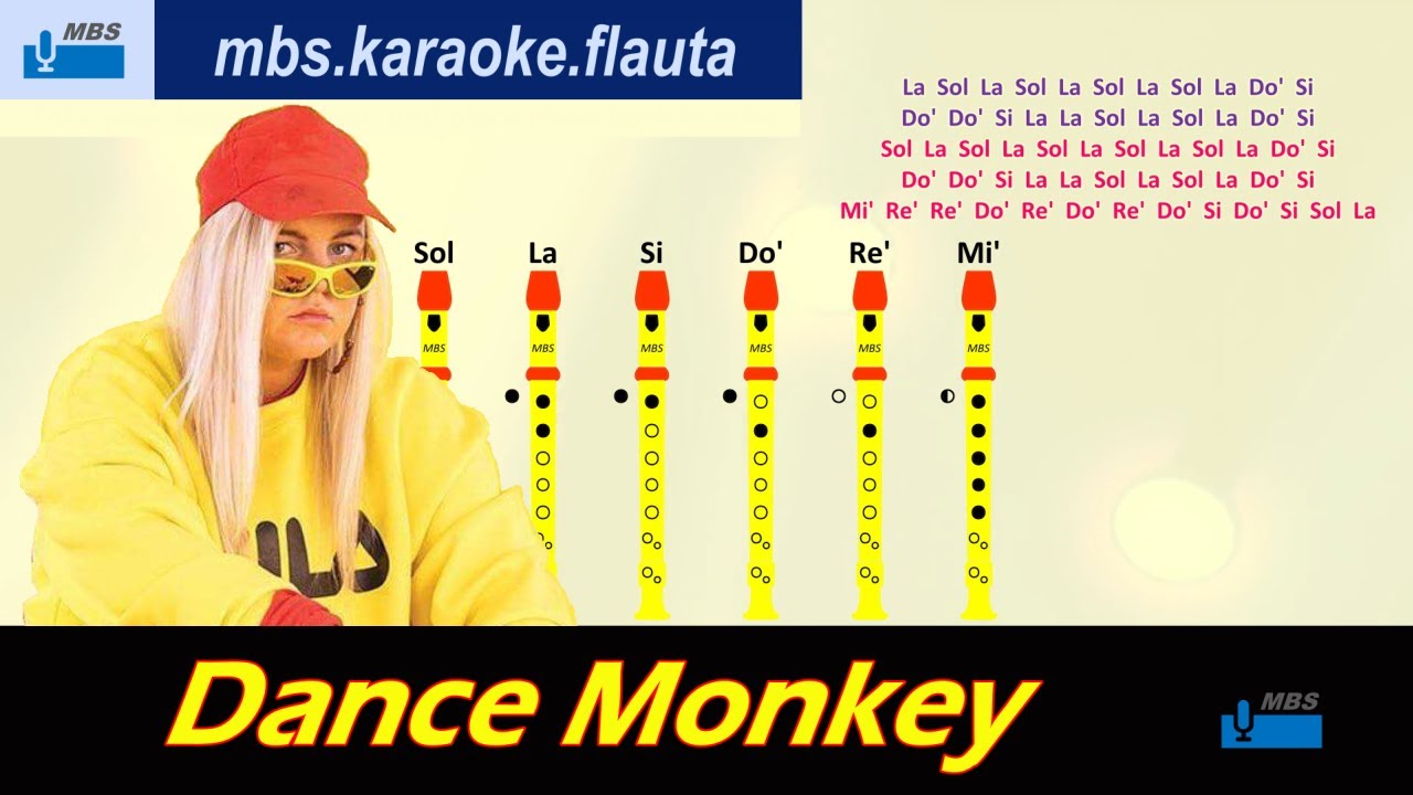 Dance Monkey Flauta Notas Estudiar
