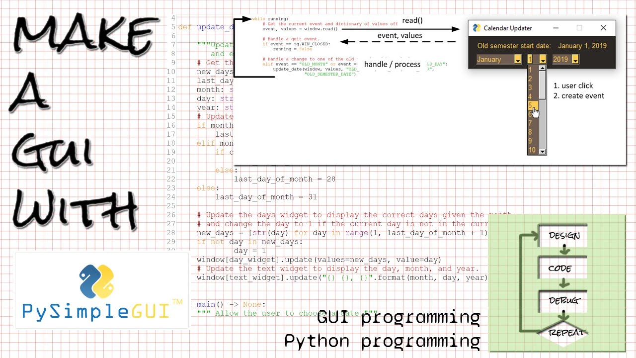 Create A Simple Gui With Pysimplegui Youtube