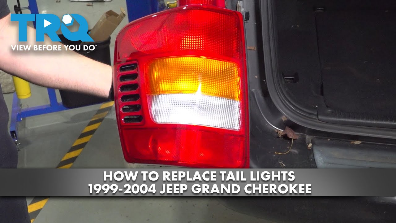 How To Replace Tail Lights 1999 2004 Jeep Grand Cherokee Youtube