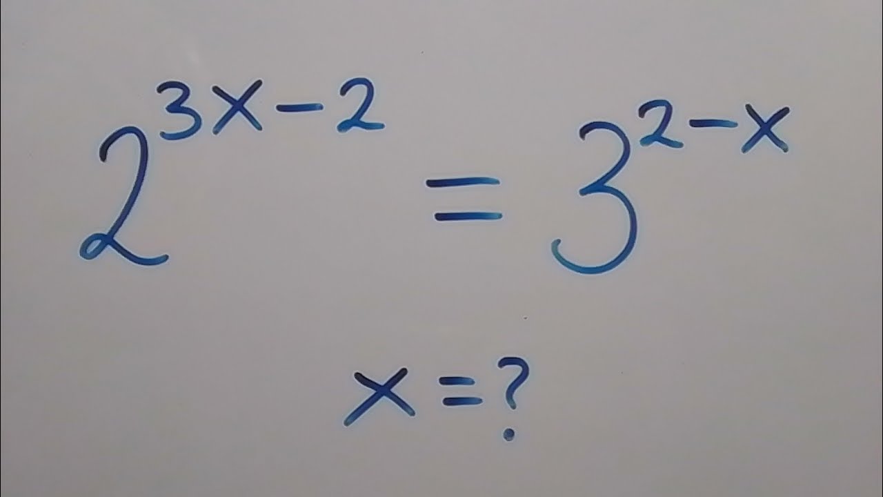 A Nice Math Olympiad Exponential Problem Youtube