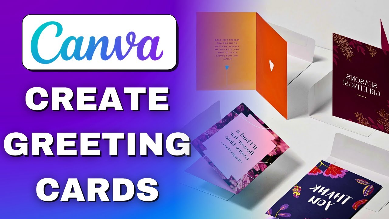 How To Make Greeting Cards In Canva Canva Tutorial For Beginners 2025