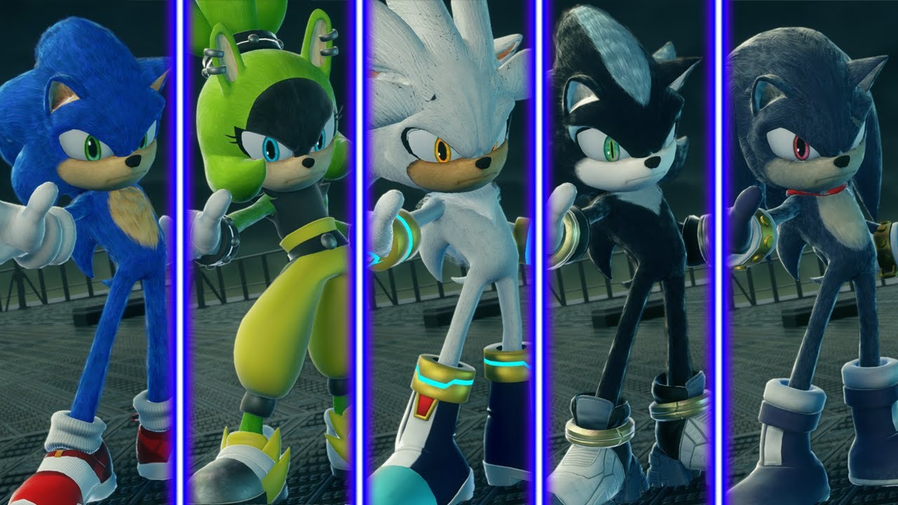 Shadow Generations 5 Characters Movie Style Youtube