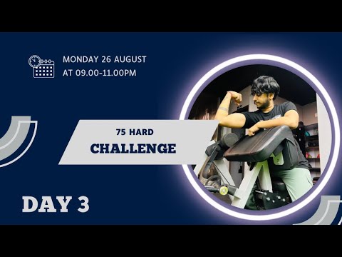 75 Hard Challenge Day 3 рџ є Youtube