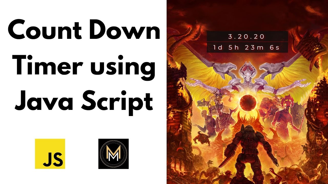Doom Eternal How To Create A Count Down Timer Using Java Script Youtube