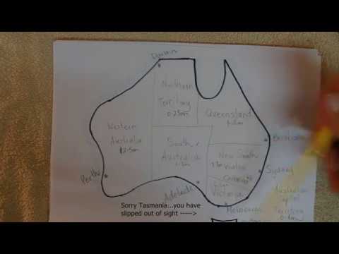 Asmr Map Of Australia Australian Accent Chewing Gum Describing