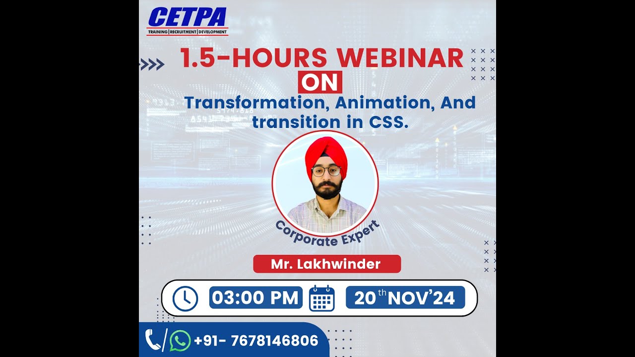 Mastering Transformation Animation And Transition In Css Youtube