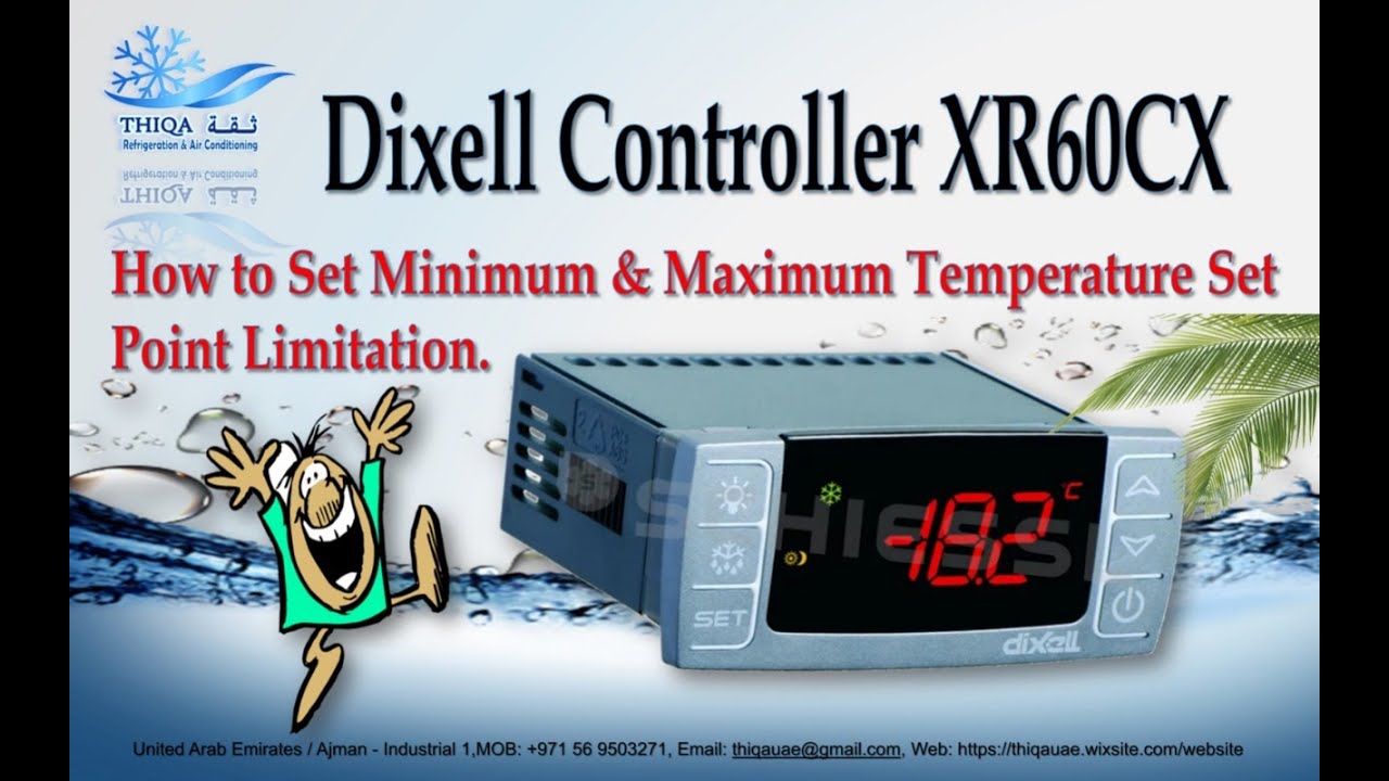 Dixell Change Temperature Limits And Setpoint Xr60cx R Coldroom