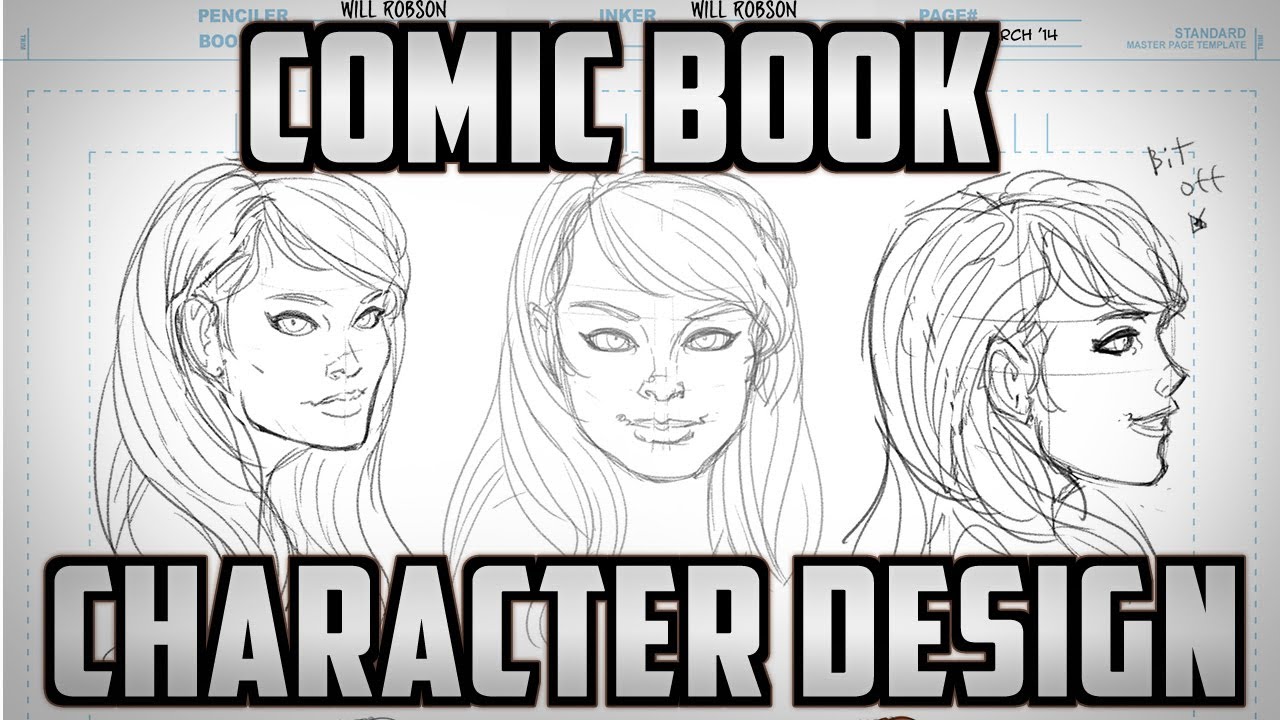 Comic Book Character Template