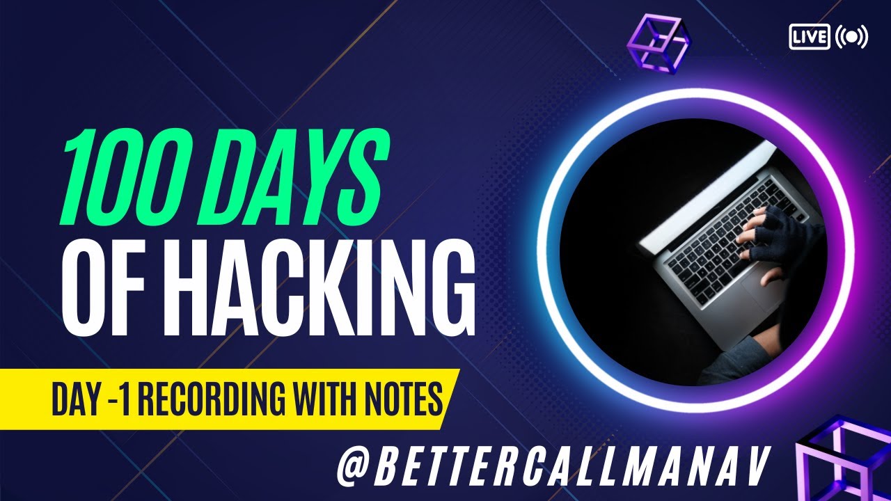 Day 1 Of 100 Days Of Hacking From Beginner To Advanced With Notes
