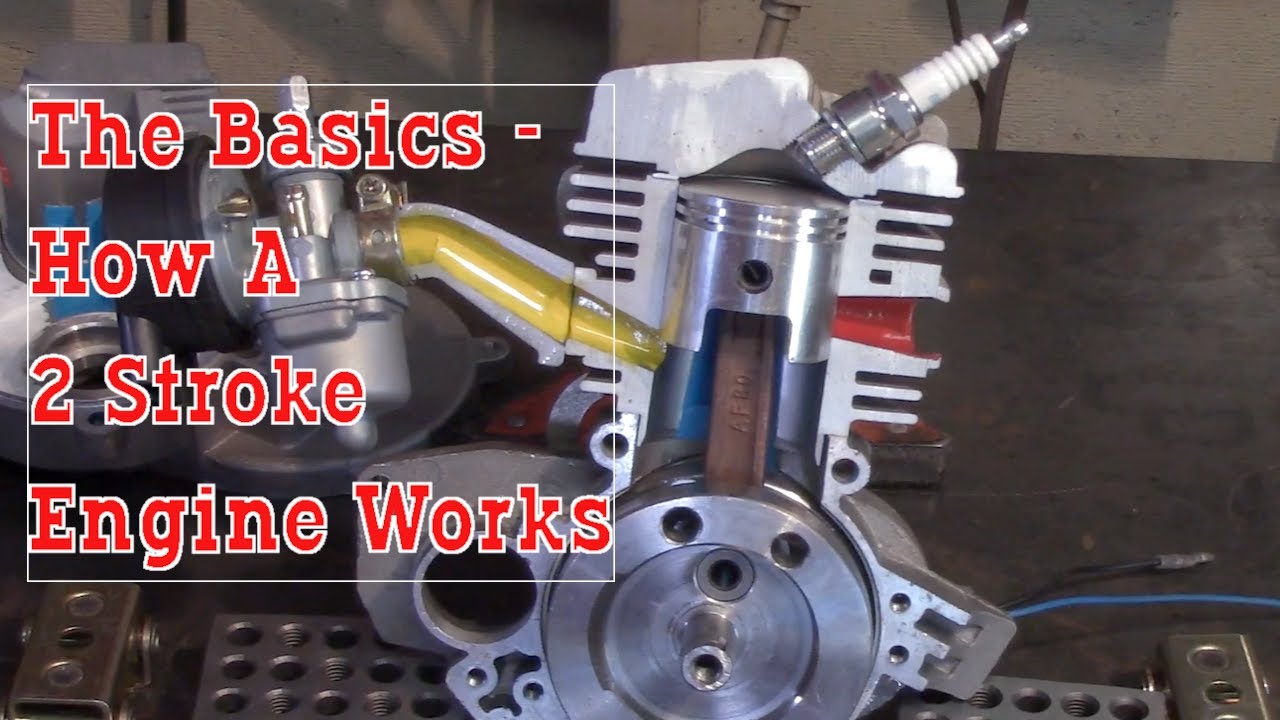 The Basics How A 2 Stroke Motorized Bike Engine Works Youtube