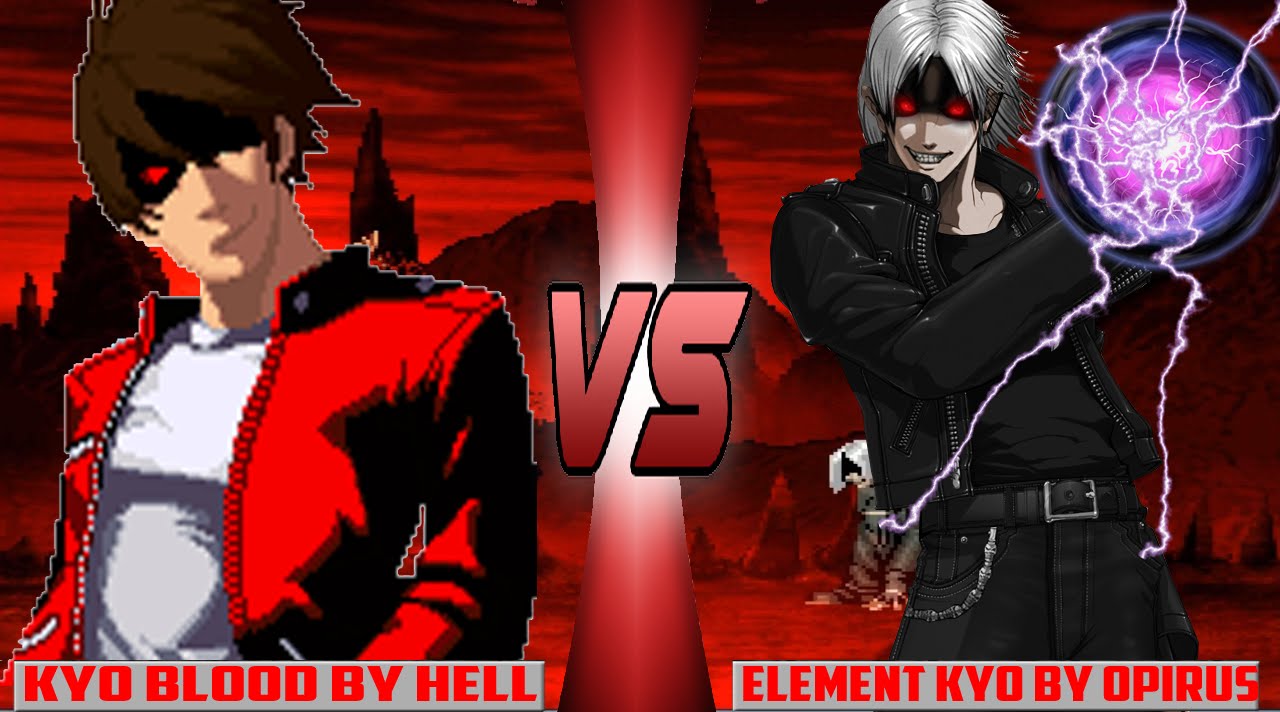 Mugen Kof Clone Blood Kyo Hell Vs Element Kyo Opirus Youtube