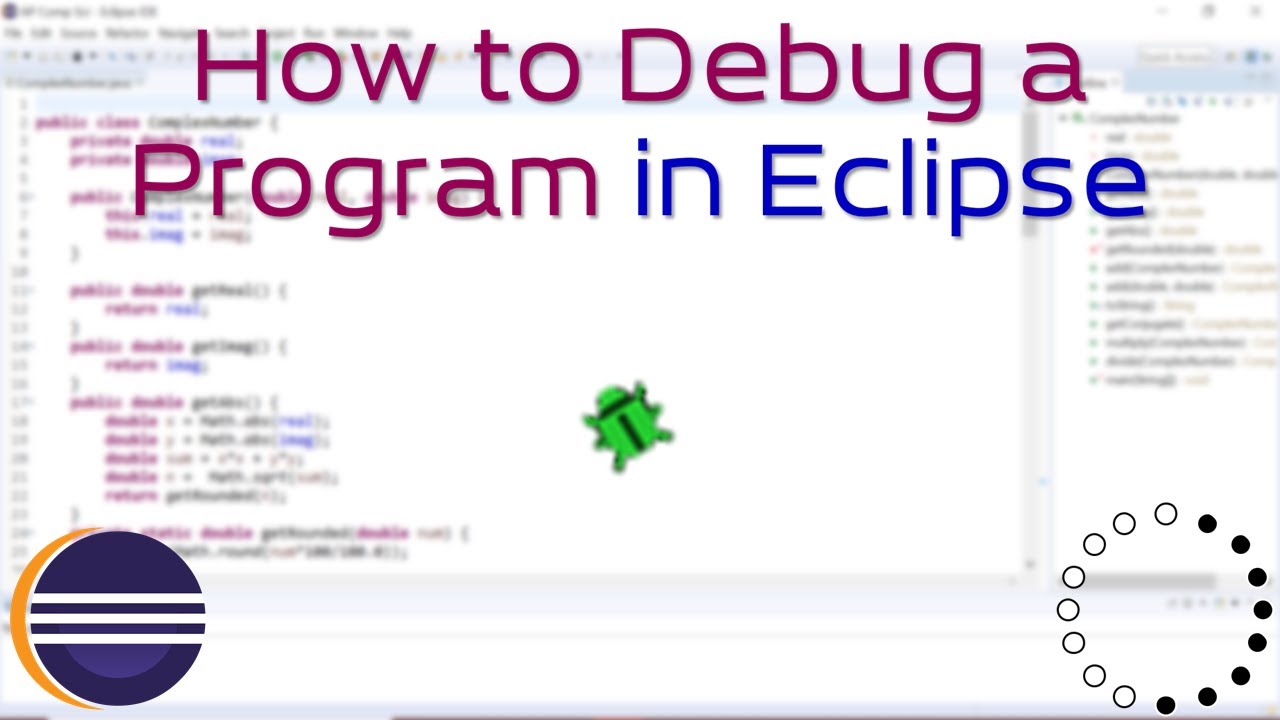 How To Debug A Program In Eclipse Youtube