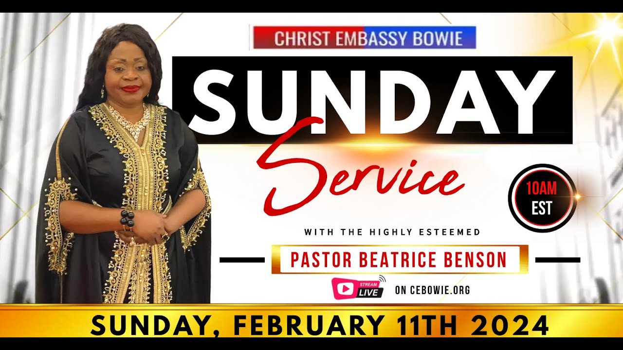 Christ Embassy Bowie Sunday Service February 11th 2024 Youtube